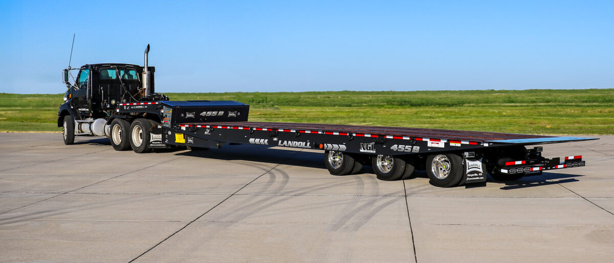 455B - Landoll Trailers, Traveling Axle - Landoll