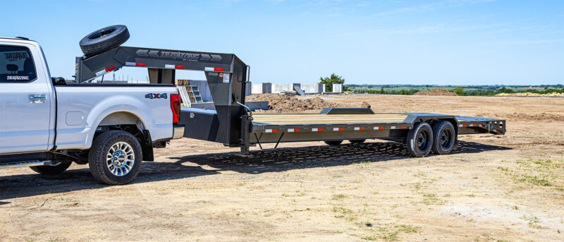 Full-Width Lowboy - Construction, TravAlong Trailers - Landoll