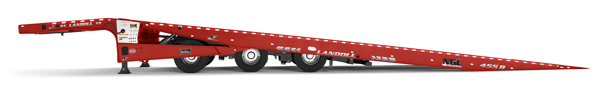 455B - Landoll Trailers, Traveling Axle - Landoll