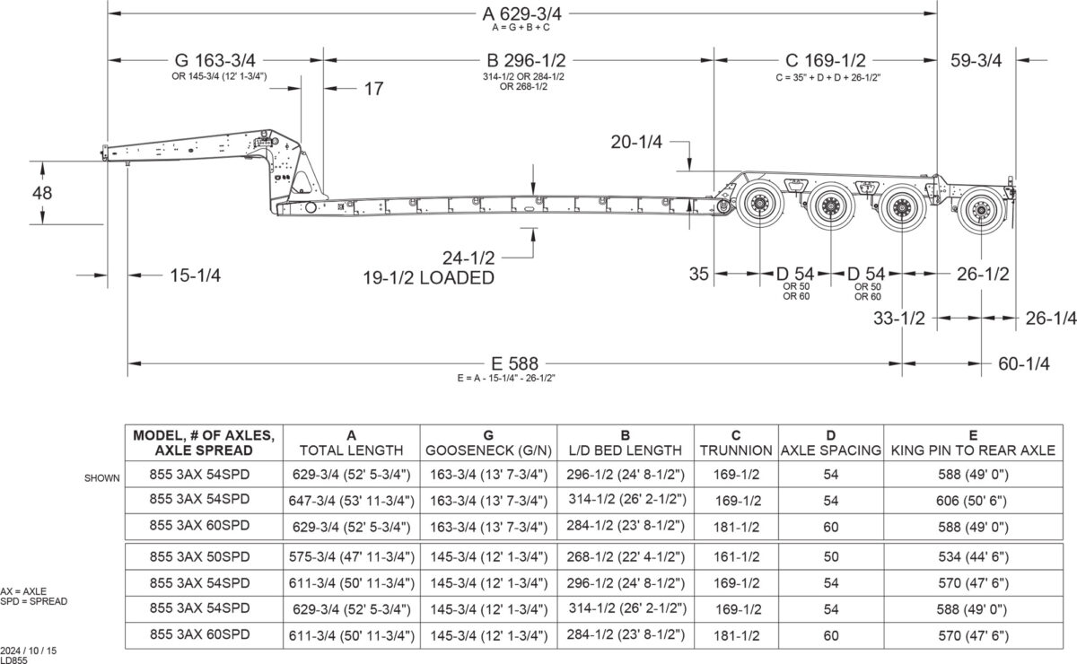855 - Detachable, Landoll Trailers - Landoll